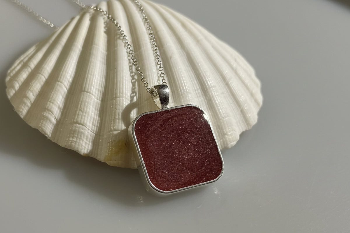 Selection of square pendants – Gráinne Kenny Design